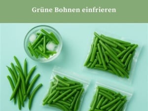 Grune Bohnen Einfrieren Ohne Blanchieren